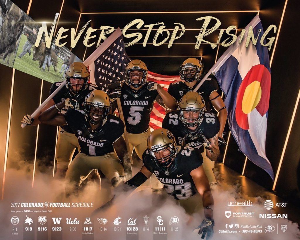 Never Stop Rising poster – CU At the Game