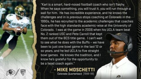 Mike Moschetti on Karl Dorrell – CU At the Game